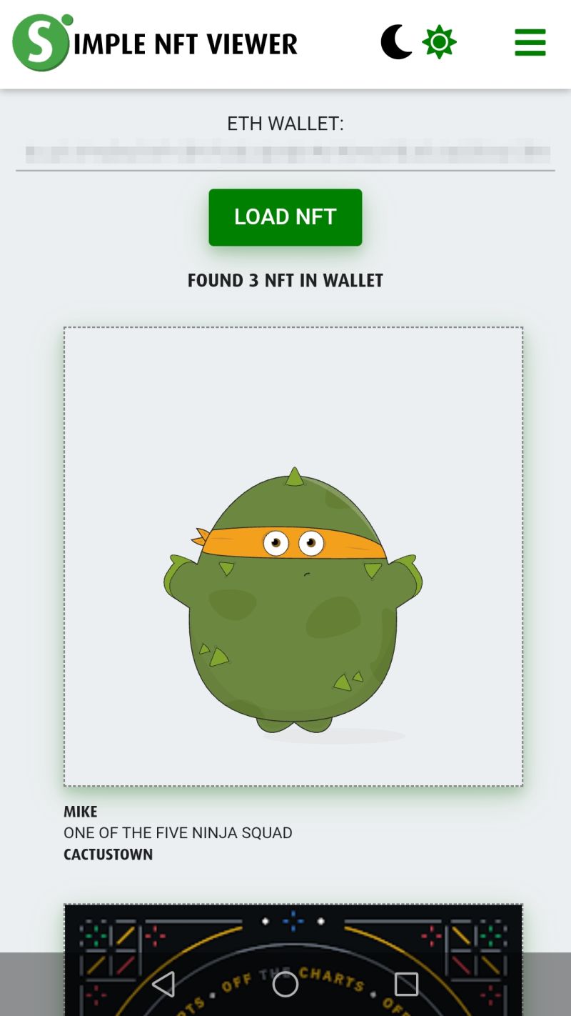 Simple NFT Viewer App | SamuiWeb